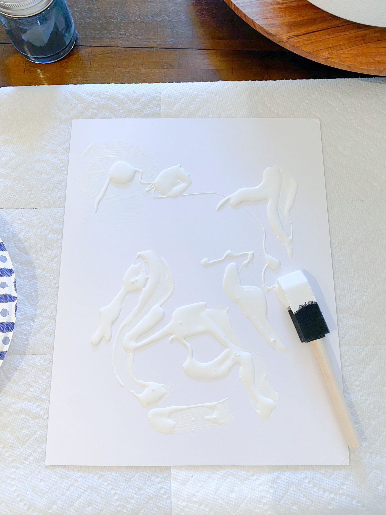 DIY Abstract Wall Art that looks good in your Home - What BB Built