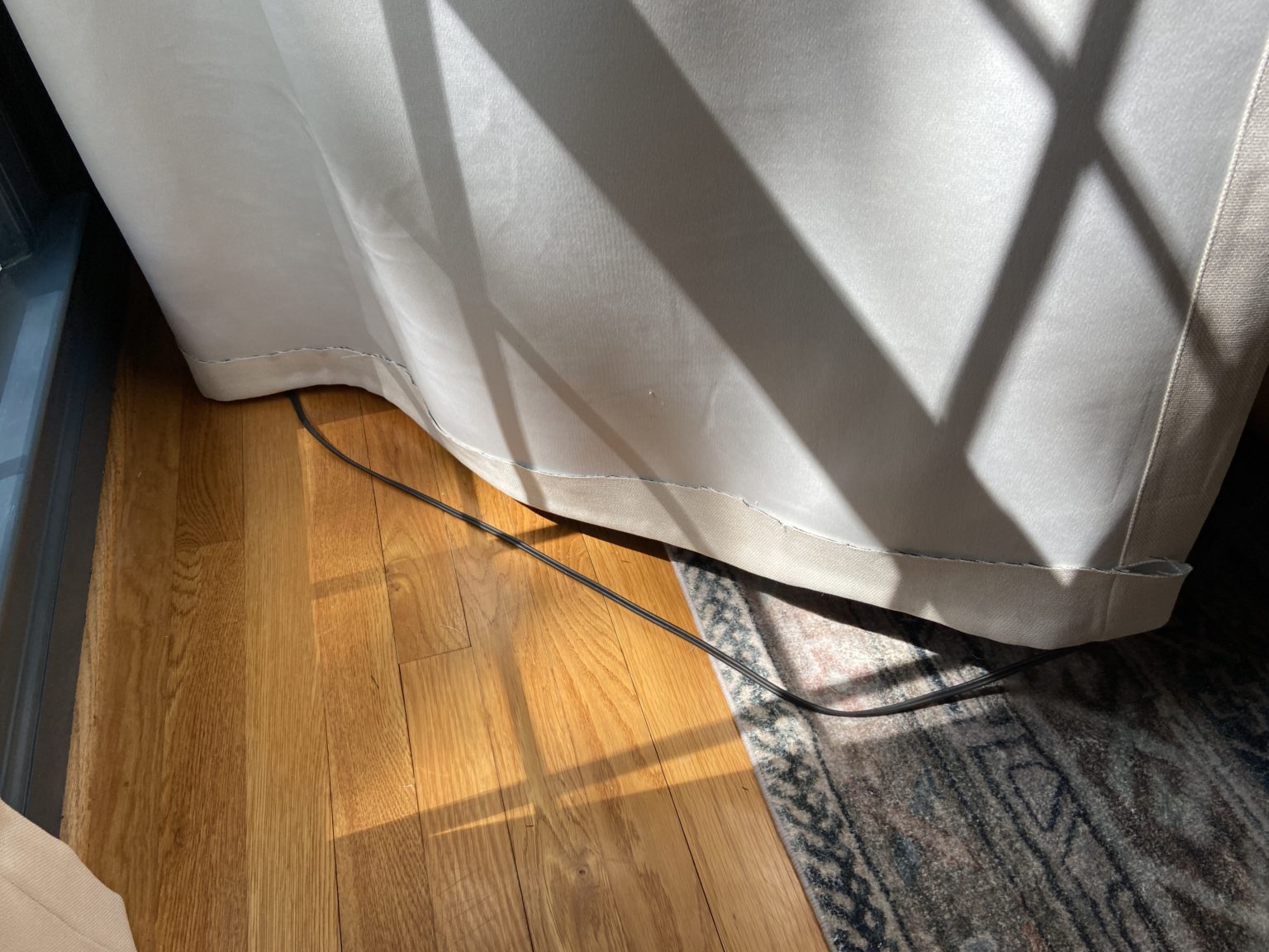 How to Hem Curtains without Sewing - What BB Built