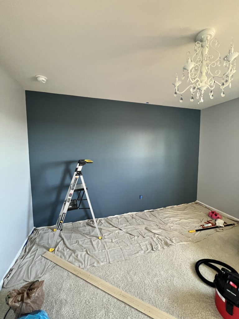 How to Build a Modern Angled Accent Wall - What BB Built